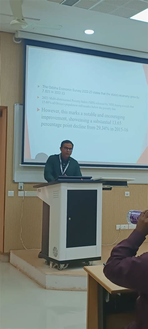 Ipea Conference At The Iit Bhubaneswar Delivered Lecture On Development Management
