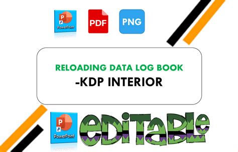 Reloading Data Log Book Kdp Interior Graphic By Ame⭐⭐⭐ · Creative Fabrica