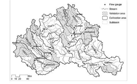 Catchments Selected For Spatial Validation Validation Areas Download Scientific Diagram