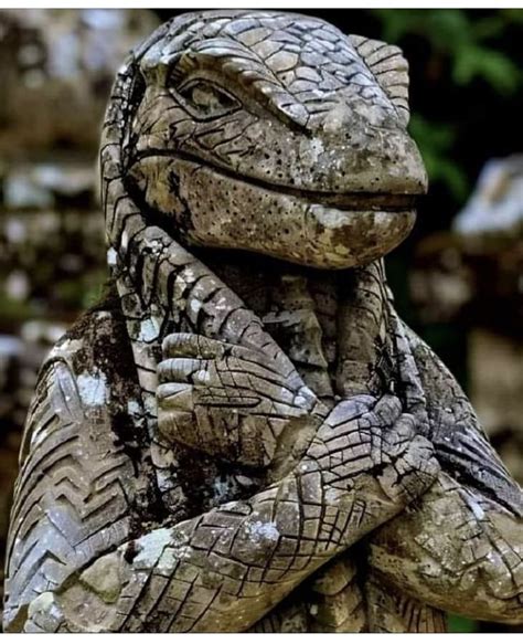 Lizard God Reptile Statue Reptilian God