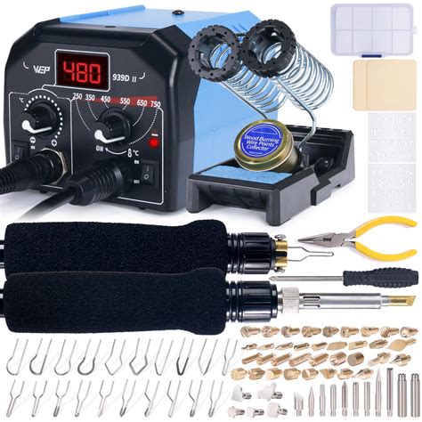 Pyrograveur Professionnel Kit Pyrogravure Wep 939d Ii 86 En 1 Station