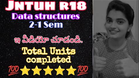 Jntuh R18 Data Structure Ds Classification Of Datastructure Importentquestions 💯👍😍