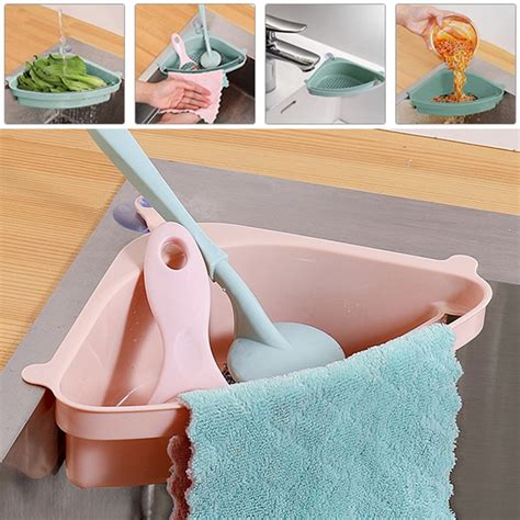 Triangular Filter Basket Sink Organiser Sink Filter Tray Sink Drain Triangular Filter Basket Sink Organiser Sink Filter Tray Sink Drain