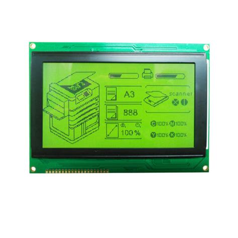 240x128 Graphic Lcd Module Cob With Yellow Green Color
