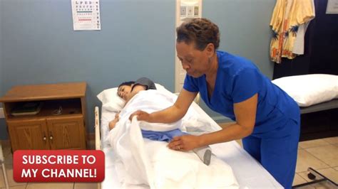 PEARSON VUE CREDENTIA POSITIONING ON SIDE YouTube Cna Skills Test Staff Education