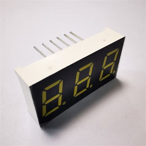 0 4 Inch Ultra Bright Red 7 Segment Led Display Triple Digit Common Anode