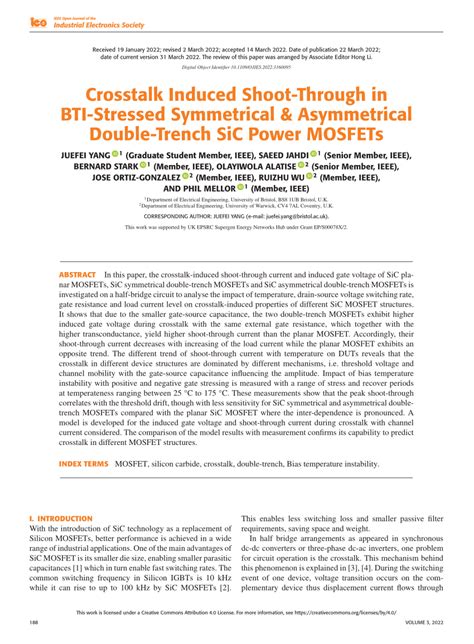 Pdf Crosstalk Induced Shoot Through In Bti Stressed Symmetrical