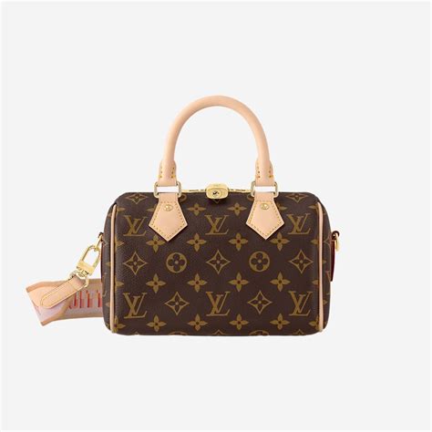 루이비통 스피디 반둘리에 20 모노그램 핑크 오렌지 Louis Vuitton Kream