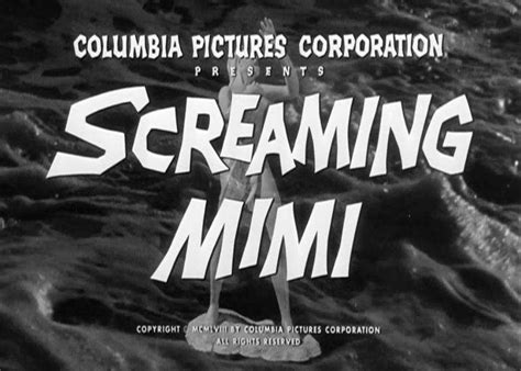 Screaming Mimi 1958 My Rare Films