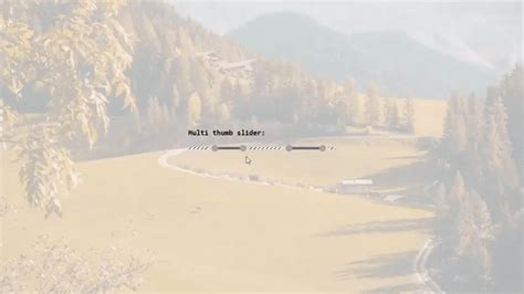 Multi Handle Slider