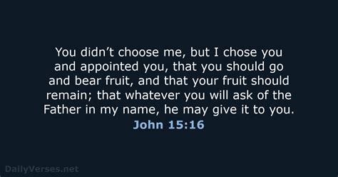 John 15 16 Bible Verse Web
