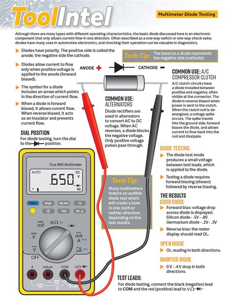 How To Test A Diode In Circuit How To Test Diode On Multimeter Diode