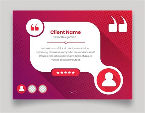 Premium Vector Minimalist Customer Review Or Client Feedback Social Media Post And Web Card