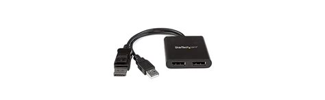 StarTech Com Port Multi Monitor Adapter DisplayPort MST Hub Dual K Hz Or P