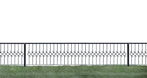 Premium Photo Modern Decorative Fence Railing