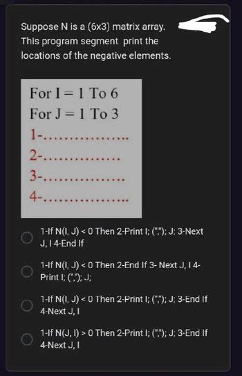 Answered Suppose N Is A 6x3 Matrix Array This Bartleby