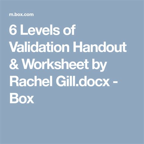 Validation Dbt Worksheet Dbt Worksheets