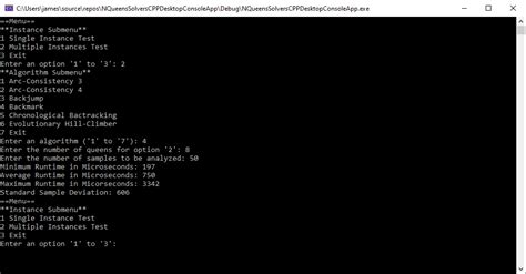 Nqueens 4 8 50 Numerical Explorations