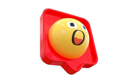Premium Photo Wow Emoji Png