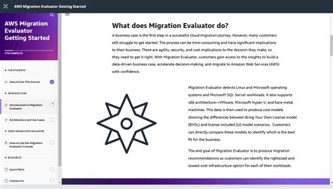 Aws Migration Evaluator Getting Started Tutorials Dojo