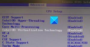 VirtualBox Error VT X AMD V Hardware Acceleration Is Not Available