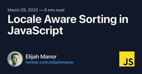 locale aware sorting in javascript r learnjavascript