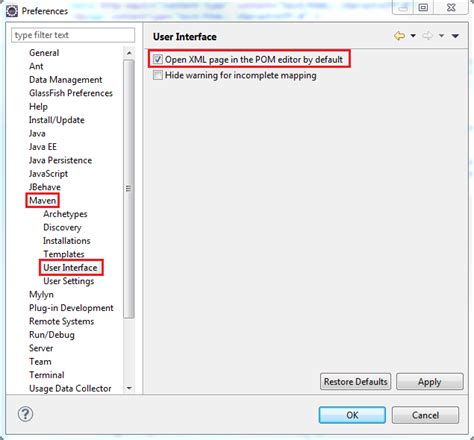 Eclipse Und Maven Pomxml Direkt In Der Xml Ansicht öffnen