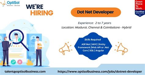 Oviya Jayakumar On Linkedin Hiring Job Opportunity Dotnetdeveloper