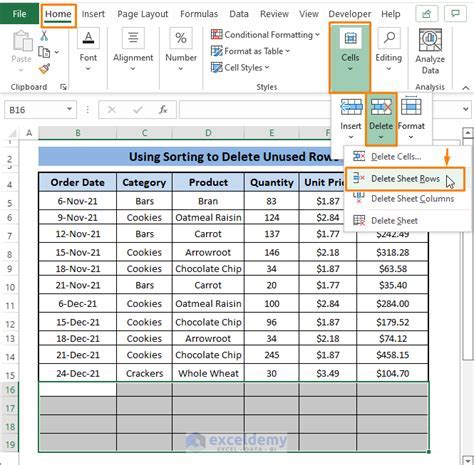 Deleting Unused Rows In Excel IPAM Power Hub