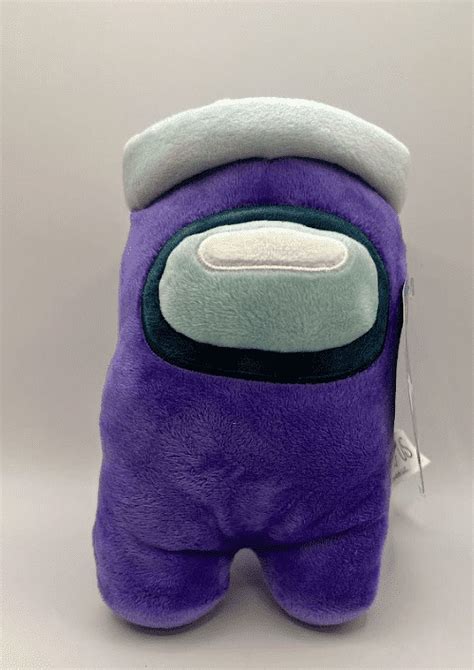 Among Us 7 Inch Plush Purple Crewmate W Paper Hat