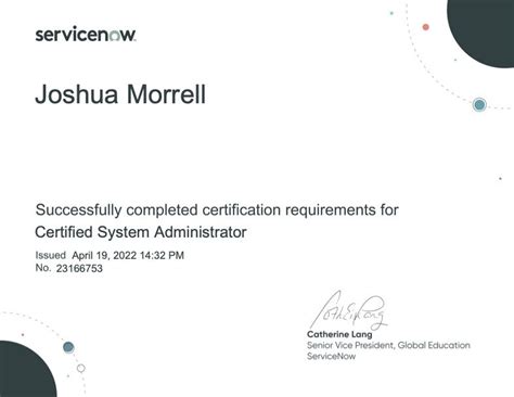 I Am Happy To Share That I Am Now Officially A Servicenow Certified System Administrator