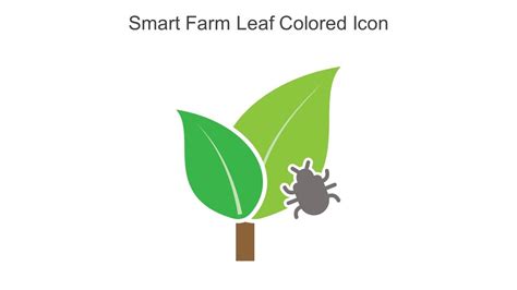 Smart Farm Leaf Colored Icon In Powerpoint Pptx Png And Editable Eps Format Ppt Template