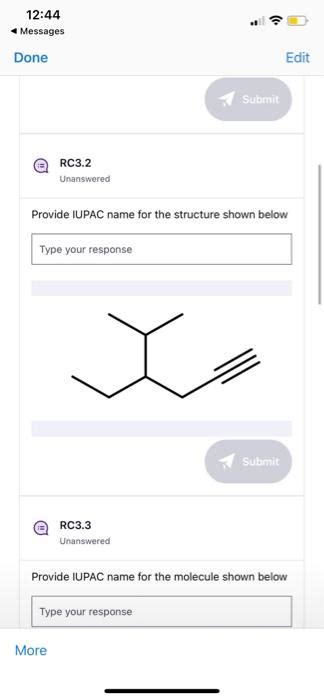 Solved Provide IUPAC Name For The Structure Shown Below Chegg