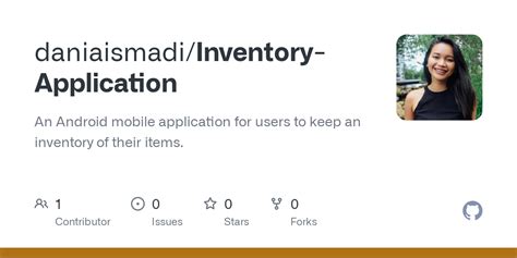 github daniaismadi inventory application an android mobile
