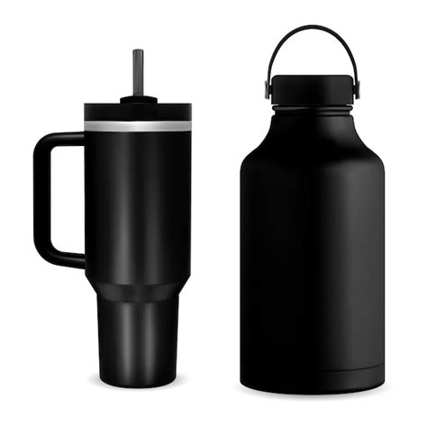 Premium Vector Thermo Tumbler Mockup Reusable Coffee Travel Mug