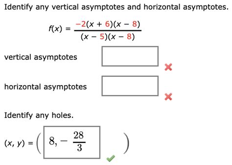Solved Identify Any Vertical Asymptotes And Horizontal