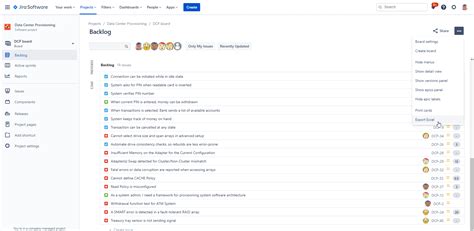 Export The Jira Cloud Backlog To Excel Midori