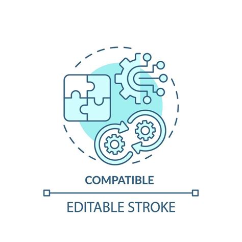 2d Editable Blue Icon Compatible Concept Isolated Monochromatic Vector Health Interoperability