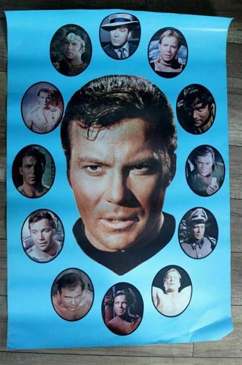 星際爭霸戰 1982 隊長 小丑 小熊 威廉 夏特納 13 蒼白原版 船員海報 Pchomeusa 海外代購