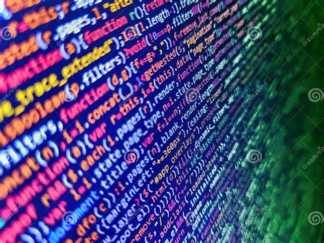 Web Programming And Bracket Technology Background Technology Concept