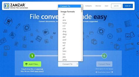 Tuesday Tip Easy File Conversion Tool Zamzar Network1