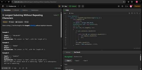 Leetcode Java Namasivayam M