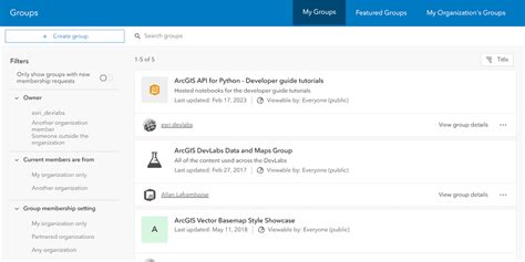 Introduction To Users And Groups Documentation Esri Developer