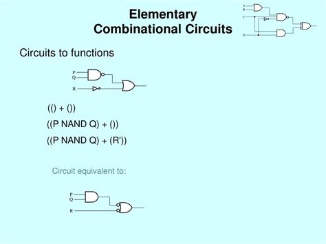 Ppt Elementary Combinational Circuits Powerpoint Presentation Free Download Id6125386