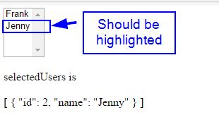 Angularjs Angular Multiple Select Not Preselecting For Non Empty Ng
