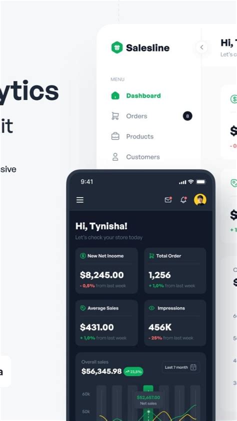 Salesline Sales Analytics Dashboard Ui Kit Analytics Dashboard