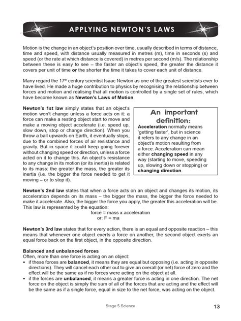 Ws Applying Newtons Laws Pdf Force Newtons Laws Of Motion