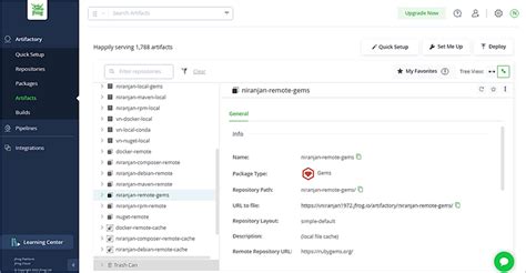Php Composer Nuget And Gems Package Type In Jfrog Artifactory