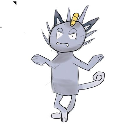 Alolan Meowth By Katanight On Deviantart