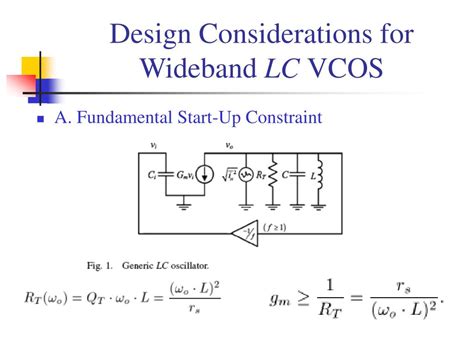 Ppt A 1 8 Ghz Lc Vco With 1 3 Ghz Tuning Range And Digital Amplitude